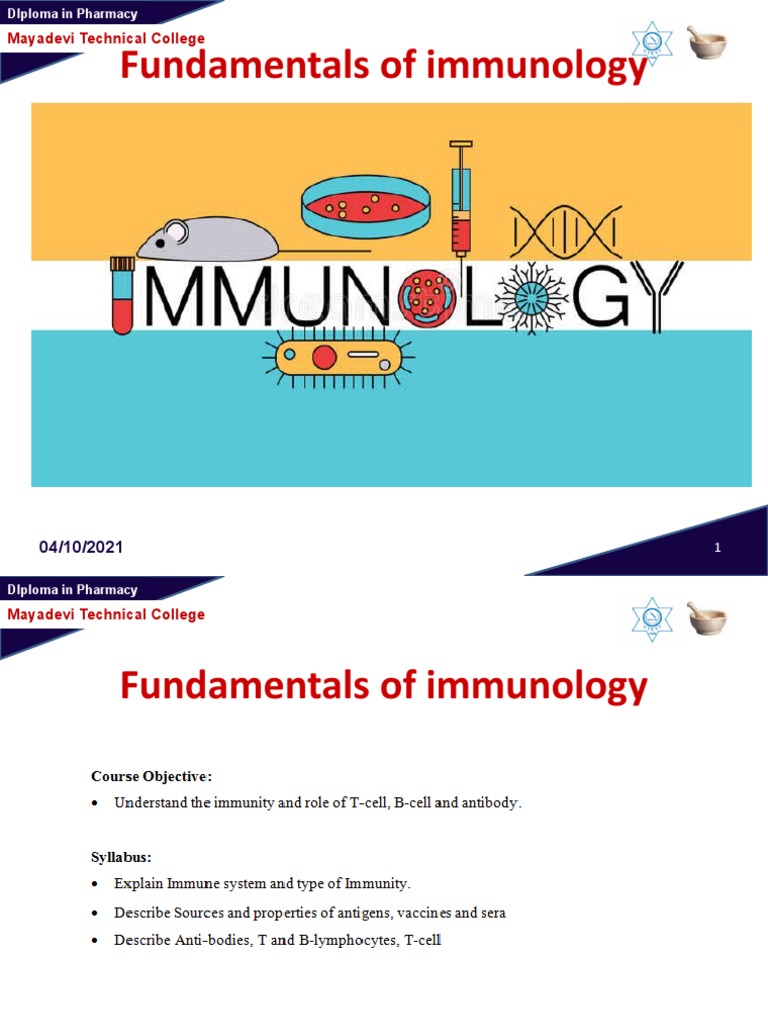 Fundamentals of Immunology | PDF | Immune System | Antigen