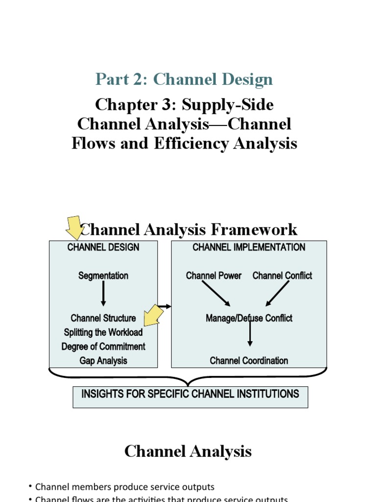 Chapter 3 Channel Flows | PDF | Inventory | Supply Chain