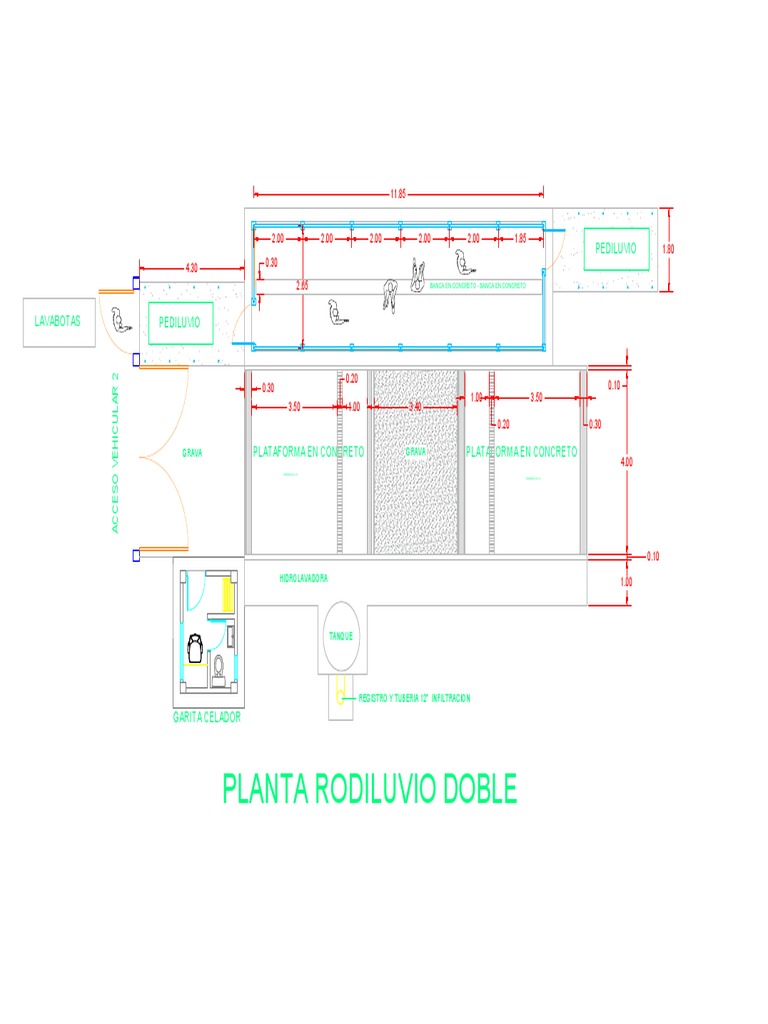 Planta Rodiluvio-Pediluvio | PDF