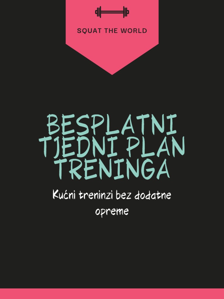 Besplatni Tjedni Plan Treninga STW | PDF