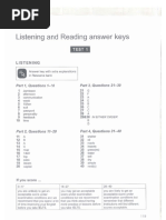 IELTS 6 Answer Keys | PDF