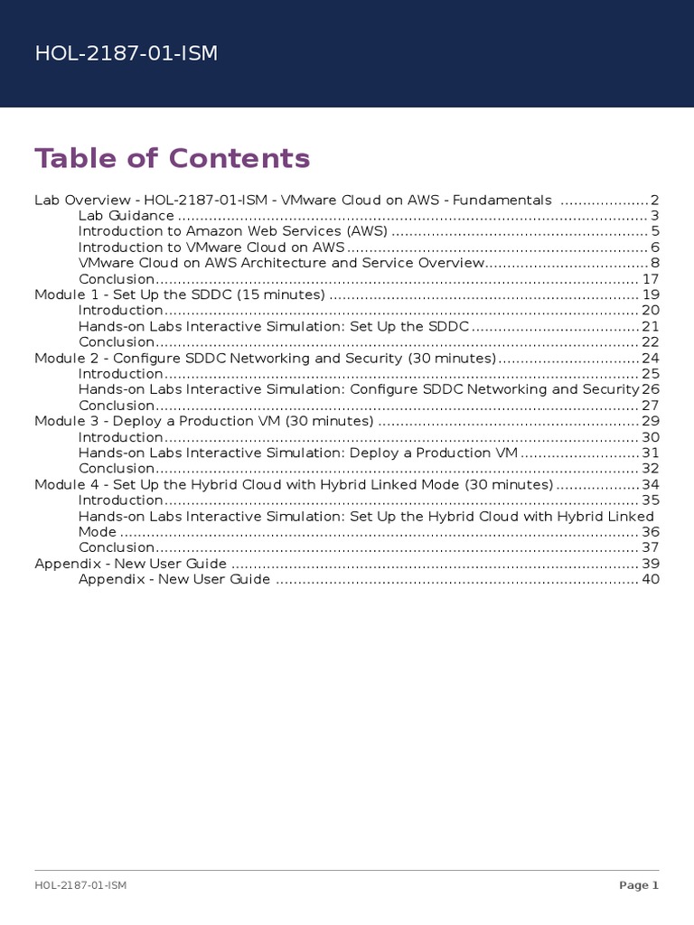 VeloCloud Lab Hol 2187 01 Ism - PDF - en | PDF | V Mware | Cloud Computing