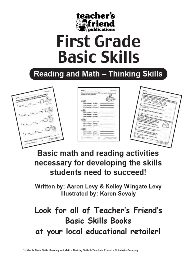 First Grade Basic Skills: Reading and Math - Thinking Skills | PDF | Cakes
