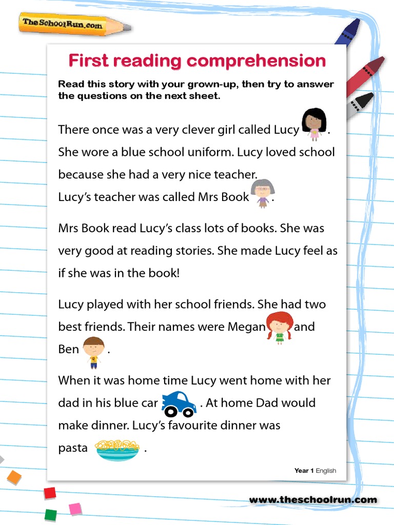 First Reading Comprehension | PDF