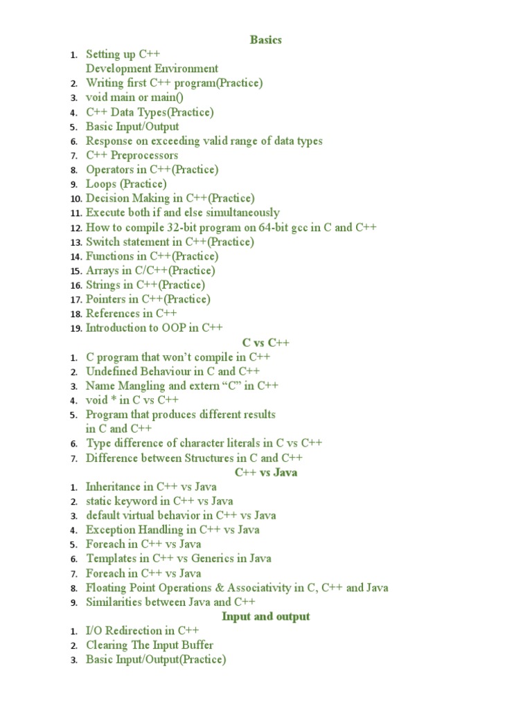 All About C++ | Download Free PDF | Constructor (Object Oriented ...