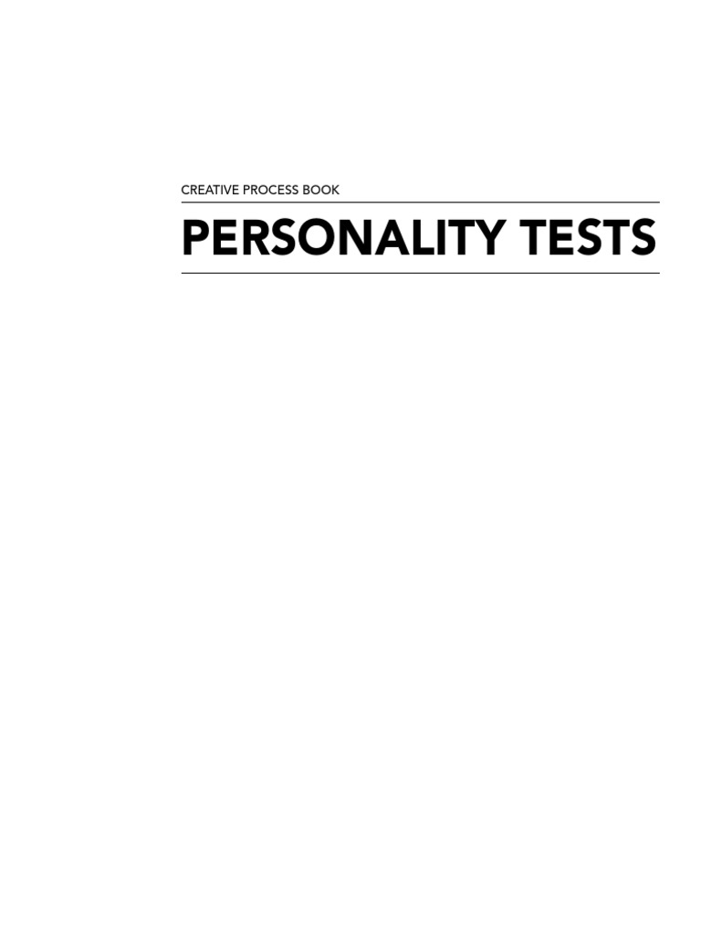 Personality-Book TEST | PDF | Archetype | Psychology
