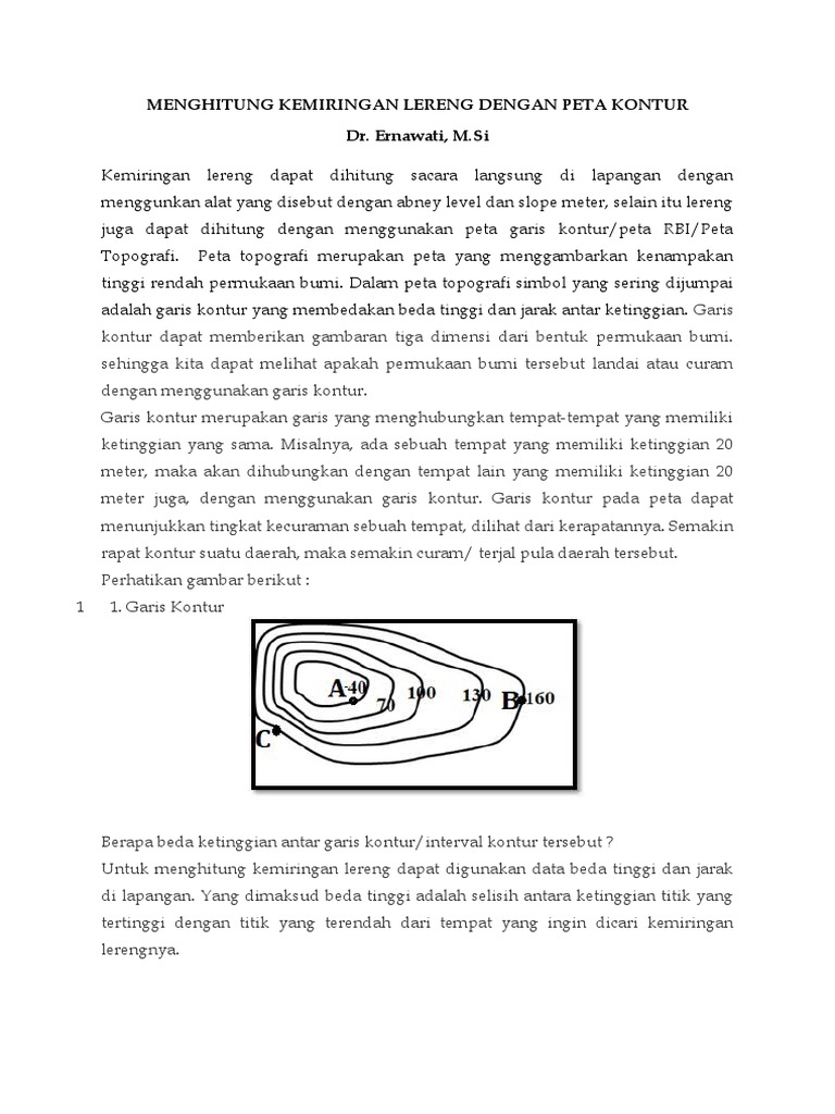 Menentukan Lereng | PDF