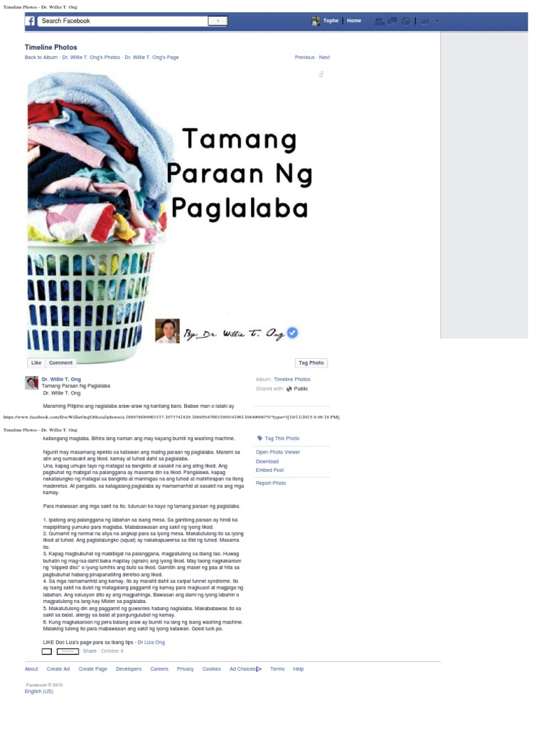 Tamang Paraan NG Paglalaba | PDF
