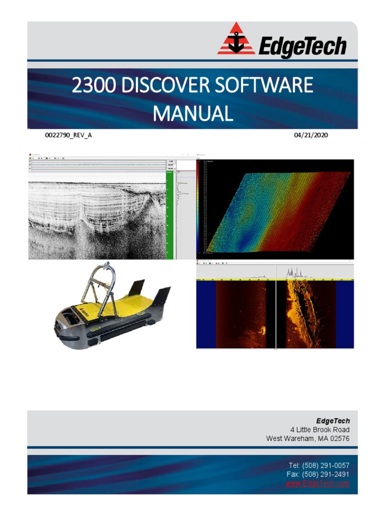 2300 Discover Software Manual: 0022790 - REV - A 04/21/2020 | PDF ...