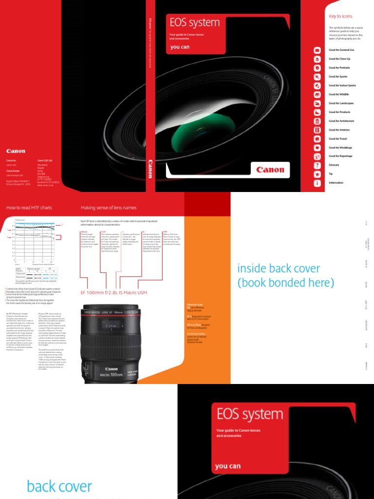 Canon EF Lenses | PDF | Camera Lens | Zoom Lens
