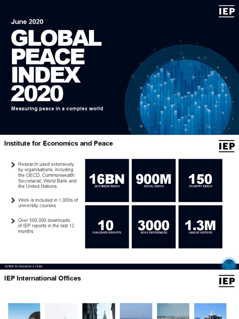 IEP GPI 2020 Presentation | PDF | Peace | International Security