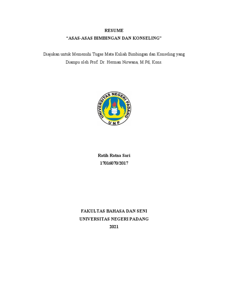 Ratih Ratna Sari - Asas-Asas BK | PDF