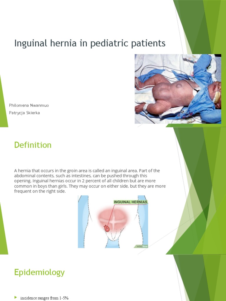Inguinal Hernia in Pediatric Patients | PDF | Medical Specialties ...