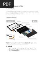 Partes de Una Tablet | PDF | Tableta | Almacenamiento de datos de la ...