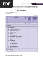 Schedule III Financial Statements Format | PDF