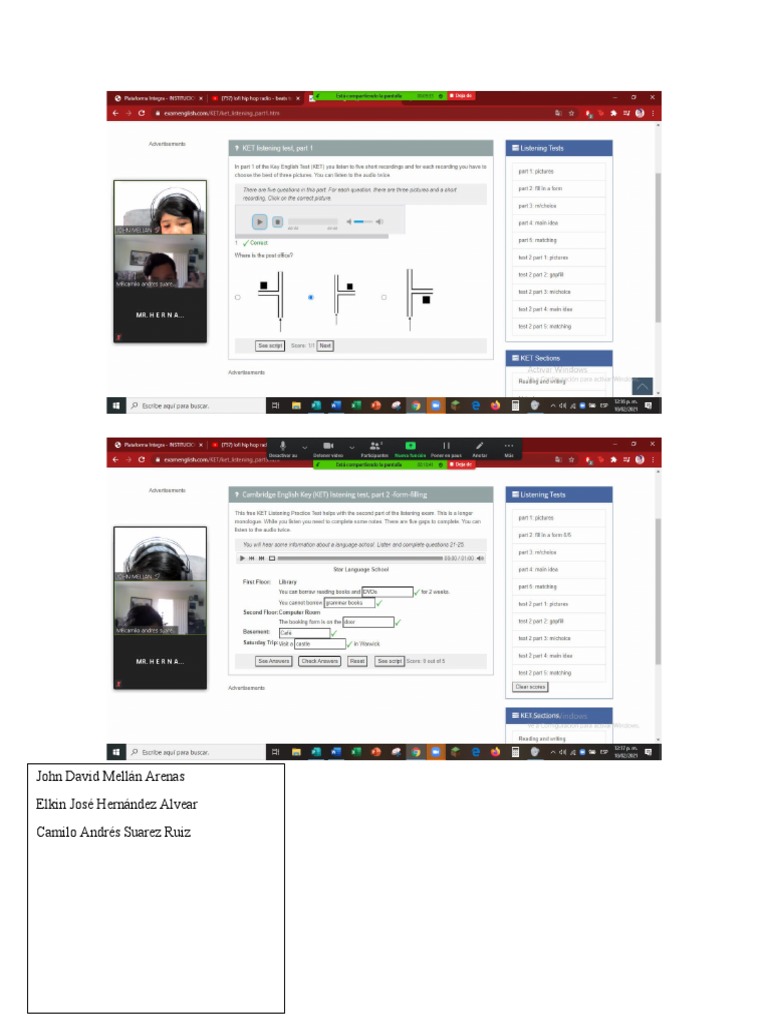 Activity in Grups John Melan, Camilo Suarez, Elkin Ernandez | PDF