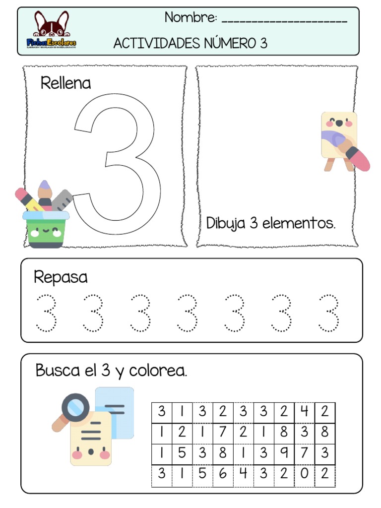 Actividades Número 3 | PDF | Métodos y materiales de enseñanza