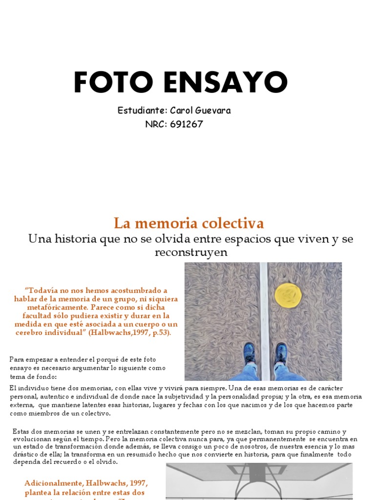 Foto Ensayo | PDF | Memoria | Science