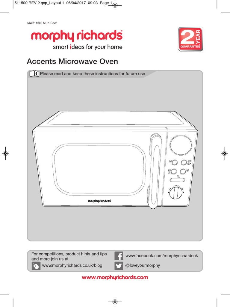 Microwave Operation | PDF | Mains Electricity | Home Appliance