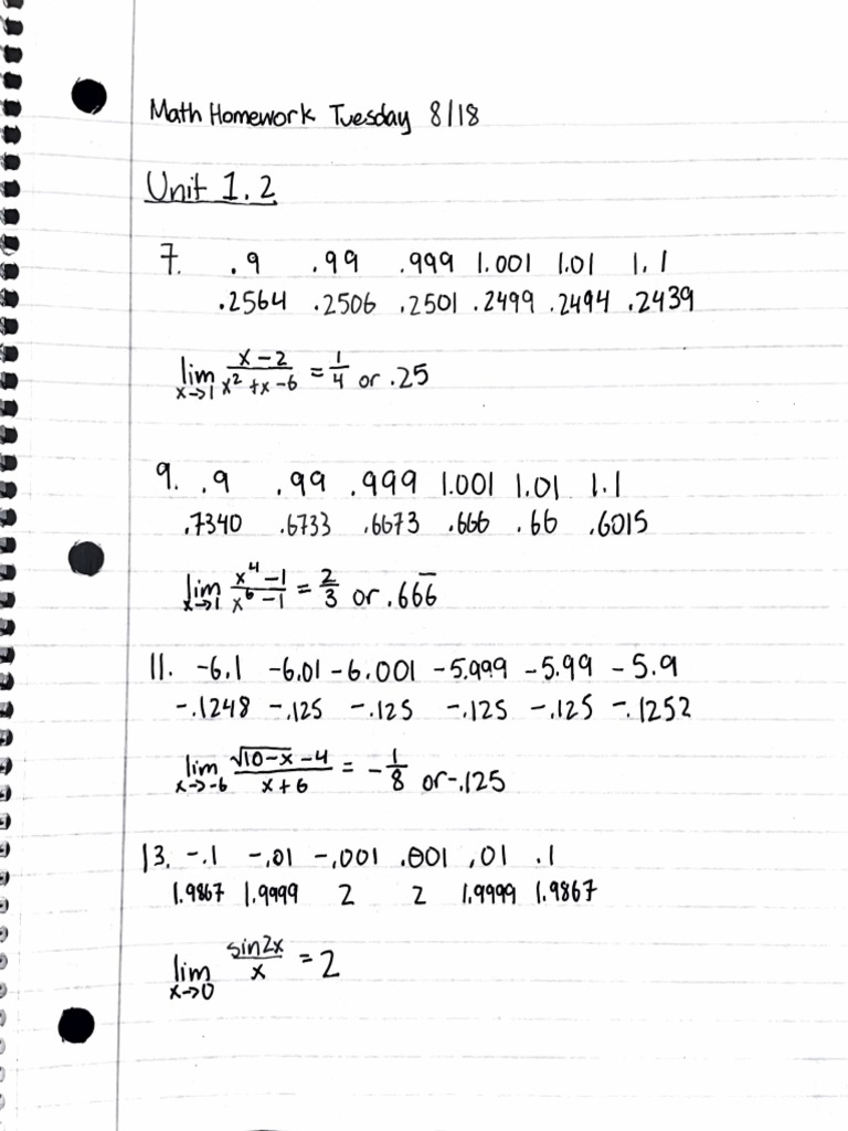 Calc HW 8-18 | PDF | Science & Mathematics