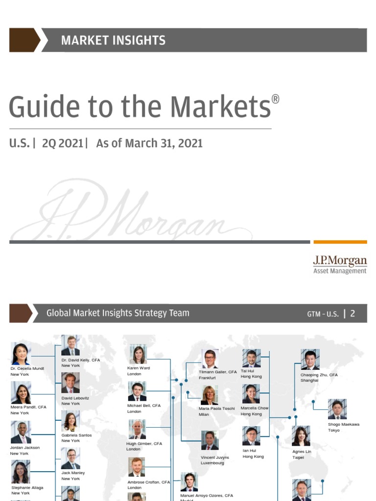 JPM Guide To Market Q1 2021 | PDF | S&P 500 Index | Price–Earnings Ratio