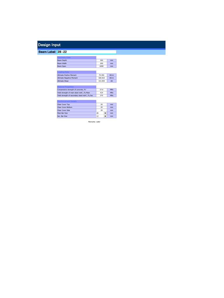 Design of Beam 200x300 Final | PDF | Strength Of Materials | Beam ...