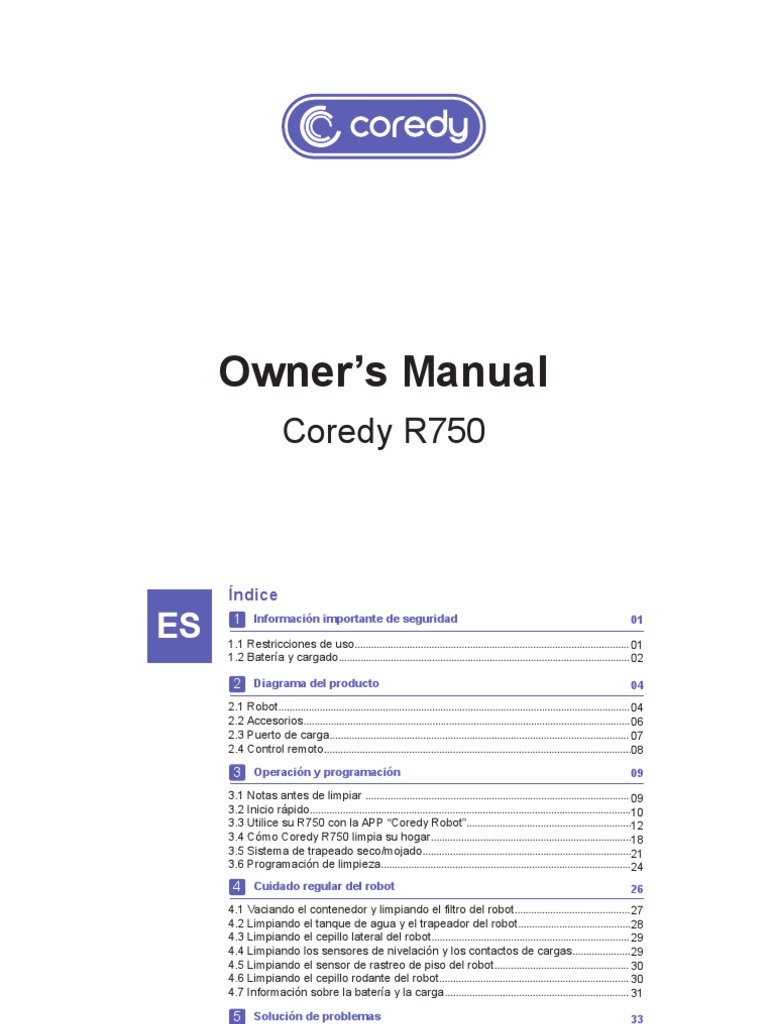 R750 User Manual V2.8.3 Spanish | PDF | Aplicación movil | Robot