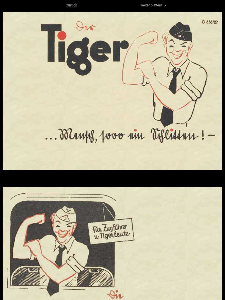 Tigerfibel German Tiger Tank Manual | PDF