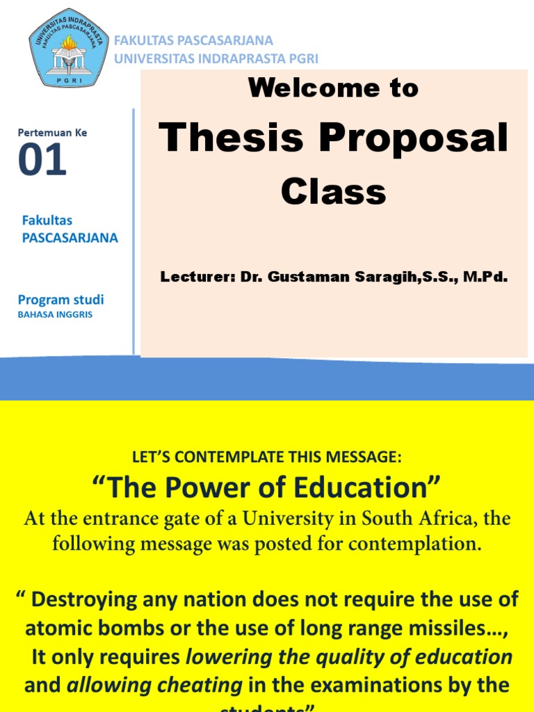 1 Thesis Proposal 20-21 | PDF | Thesis | Hypothesis