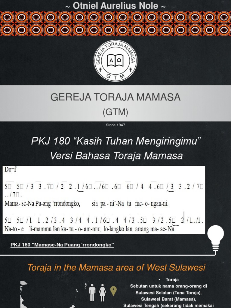 Gereja Toraja Mamasa GTM | PDF