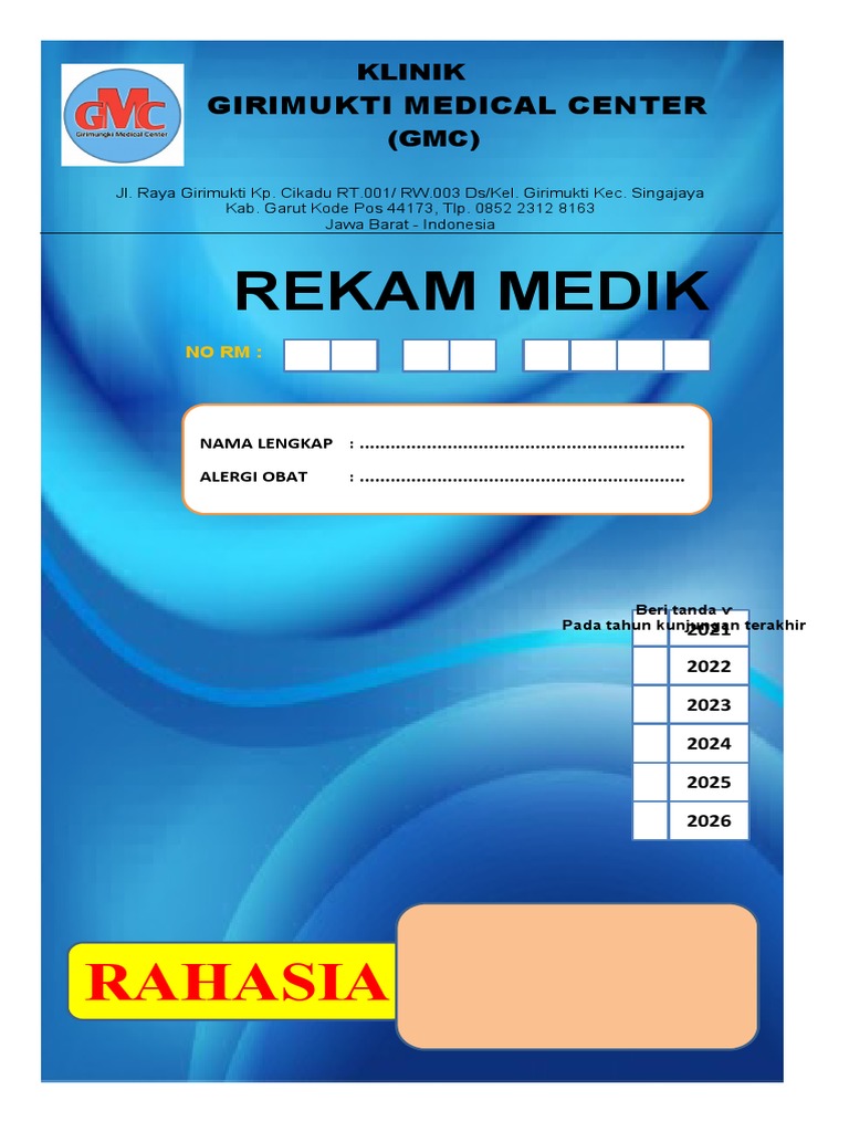 Desain Rekam Medik GMC | PDF