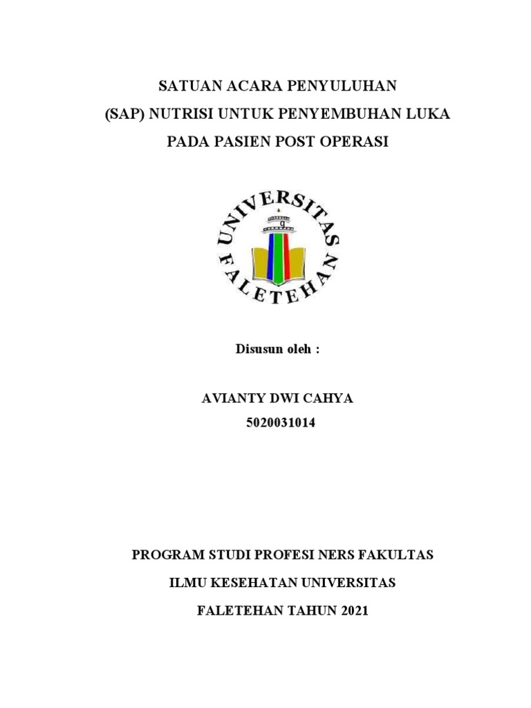 SAP Nutrisi Untuk Post Operasi | PDF
