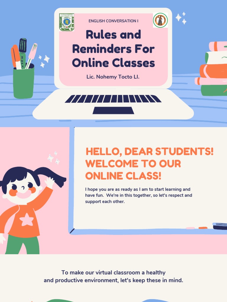 Online Class Rules and Etiquette | PDF | Etiquette | Classroom
