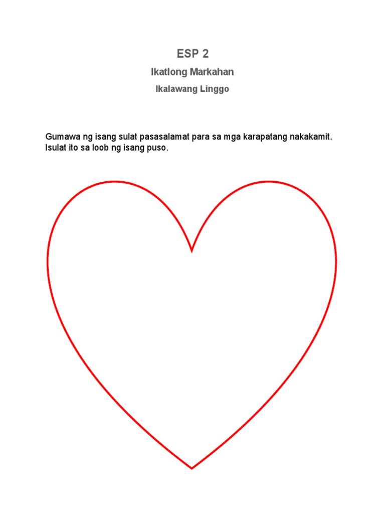 ESP 2 Q3 Week 2 | PDF