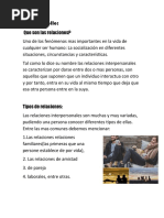 Relaciónes Personales | PDF | Jesús | Ciencia cognitiva