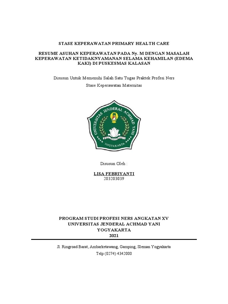 Resume Minggu 1 KIA ANC | PDF