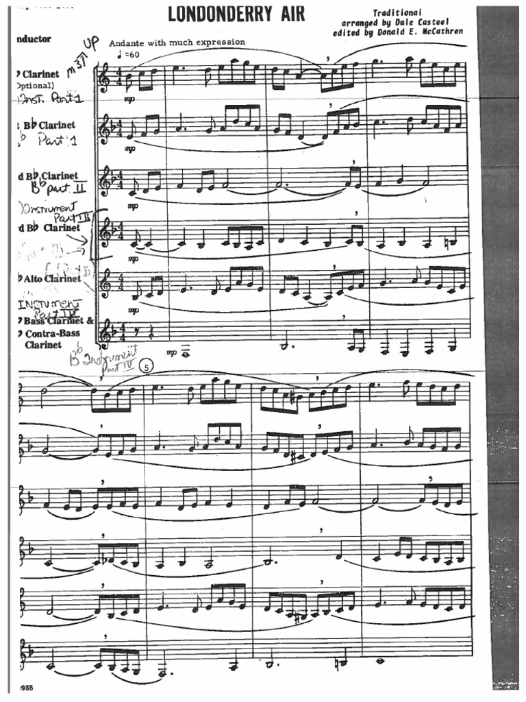 Londonderry - Air (Score) | PDF