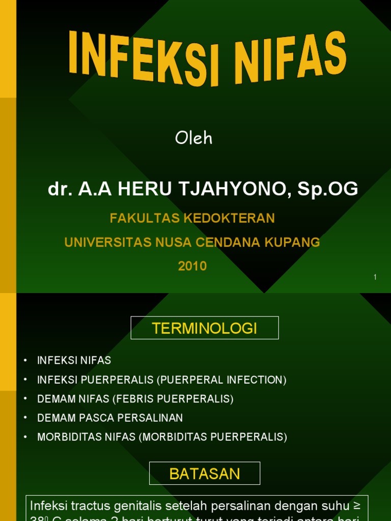 Infeksi Nifas Heru | PDF