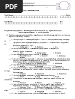 1ST QTR Summative Test Grade 7 Ap - Modyul 1-3 | PDF
