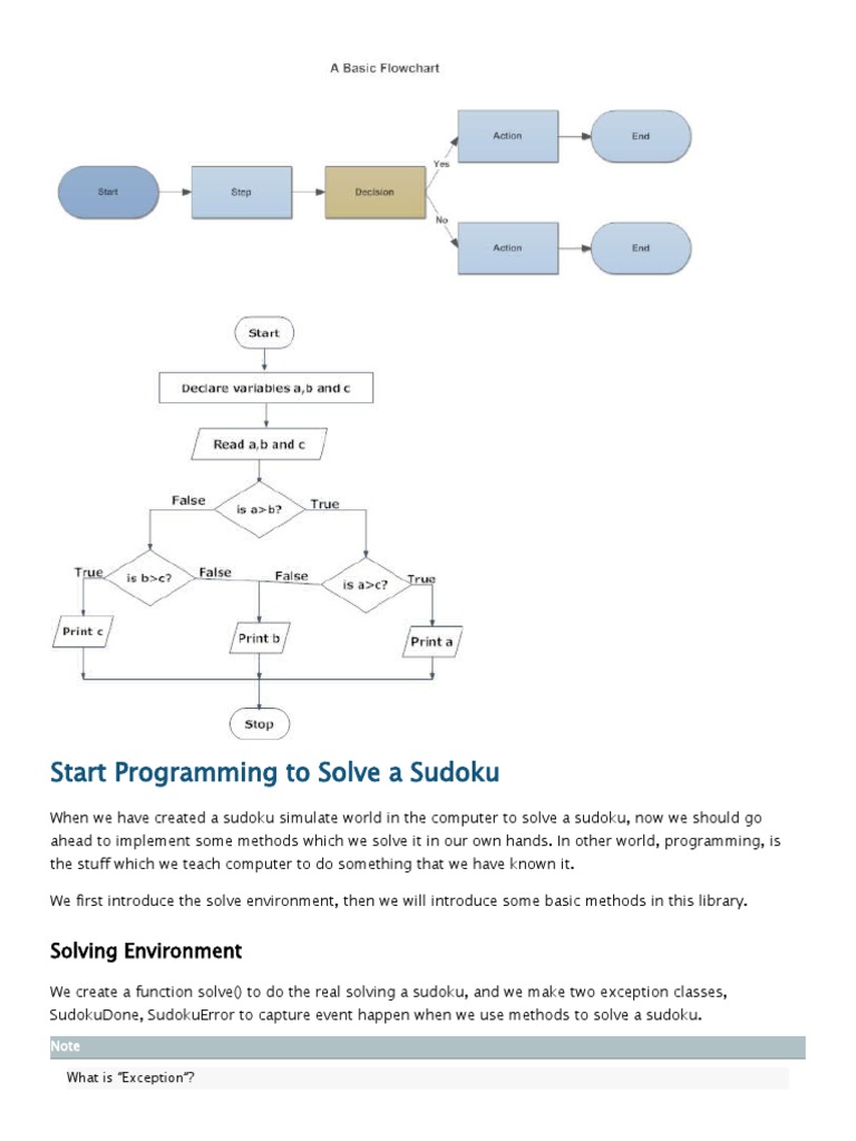 Sample of A Flowchart | PDF | Subroutine | Computer Programming