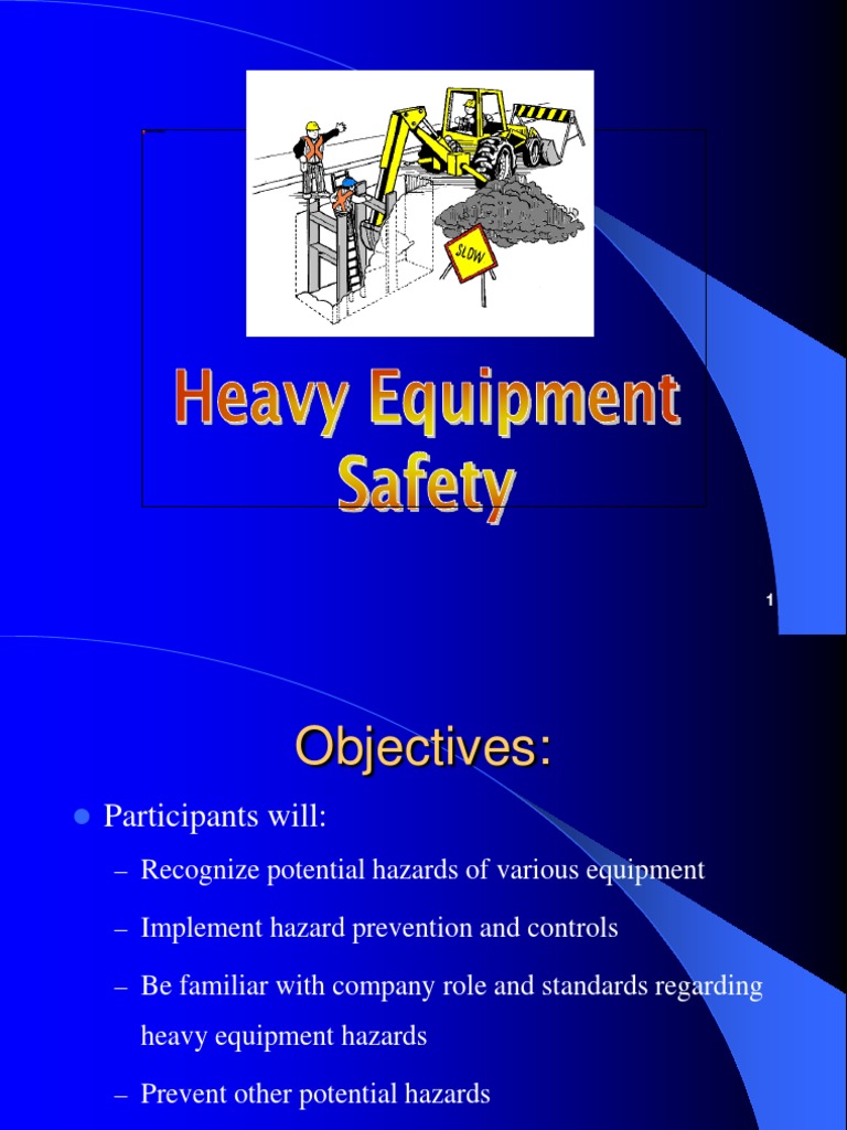Heavy Equipment COSH | PDF | Heavy Equipment | Safety