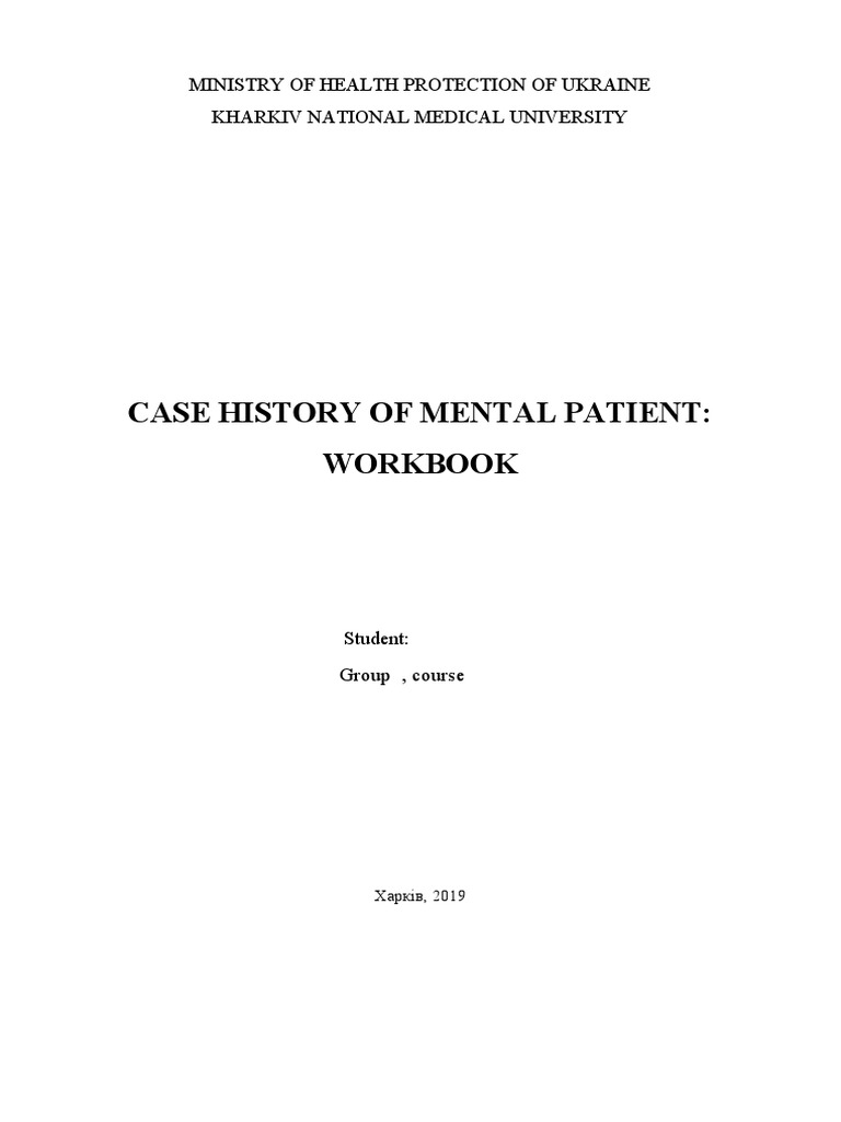 Case - History Psychiatry | PDF | Mood Disorders | Major Depressive ...