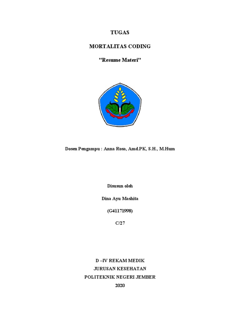 Mortalitas Koding | PDF