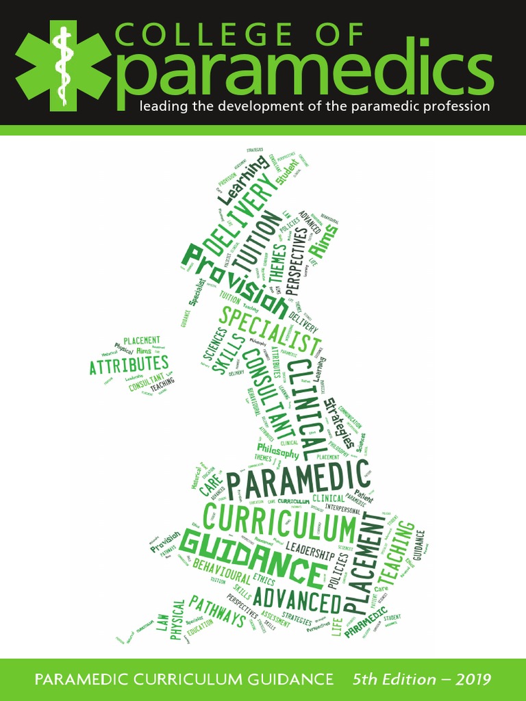 Paramedic Curriculum Guidance 5th Edition | PDF | Paramedic | Caregiver
