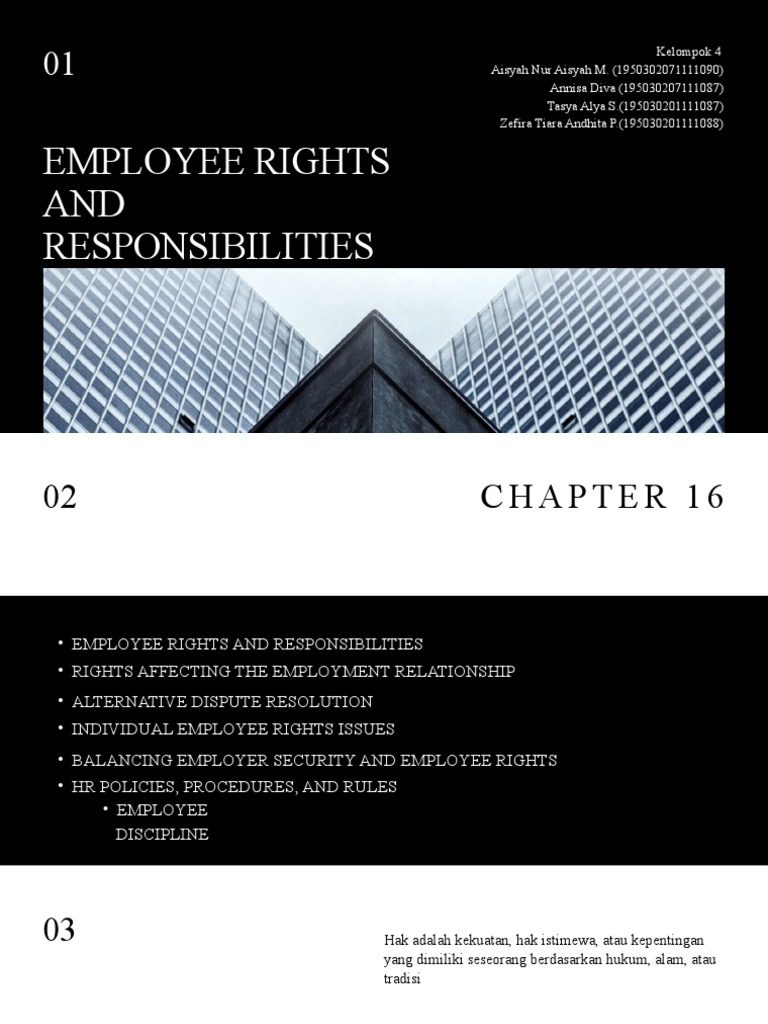 Employee Rights AND Responsibilities | PDF