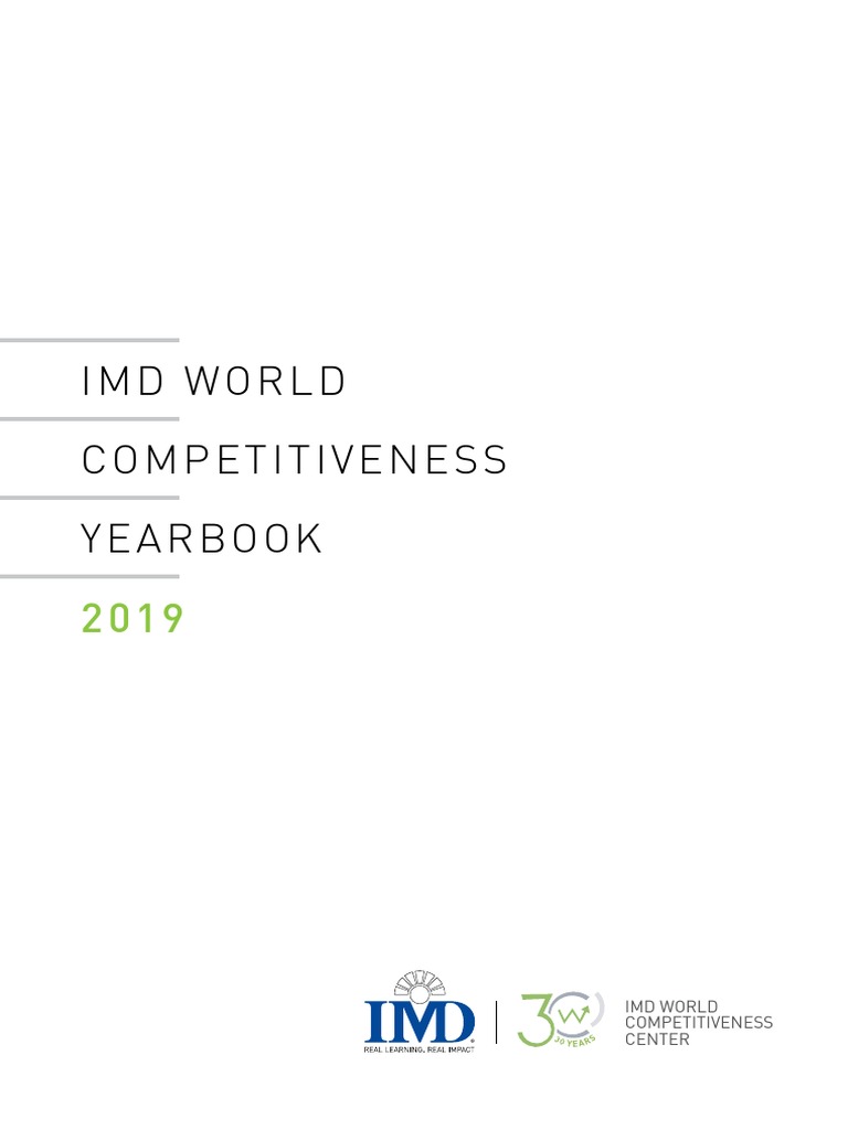 IMD WCY 2019 Abstract | PDF | Sustainability | Economies