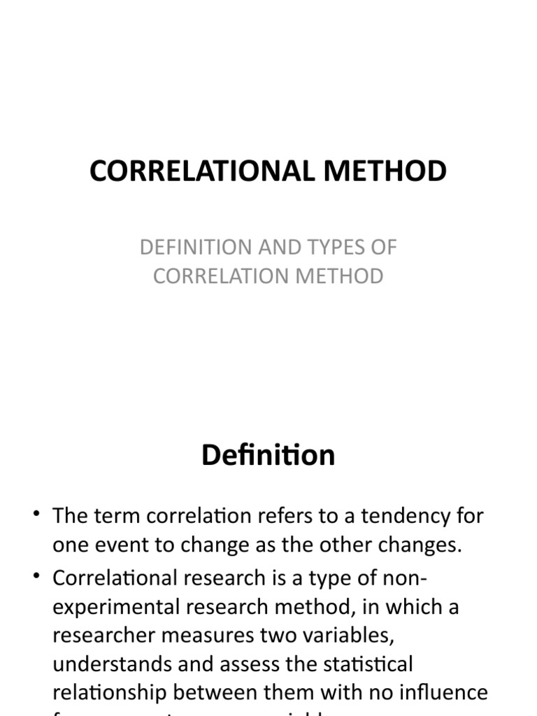 Correlational Method (Psy 101) | PDF | Correlation And Dependence | Validity (Statistics)