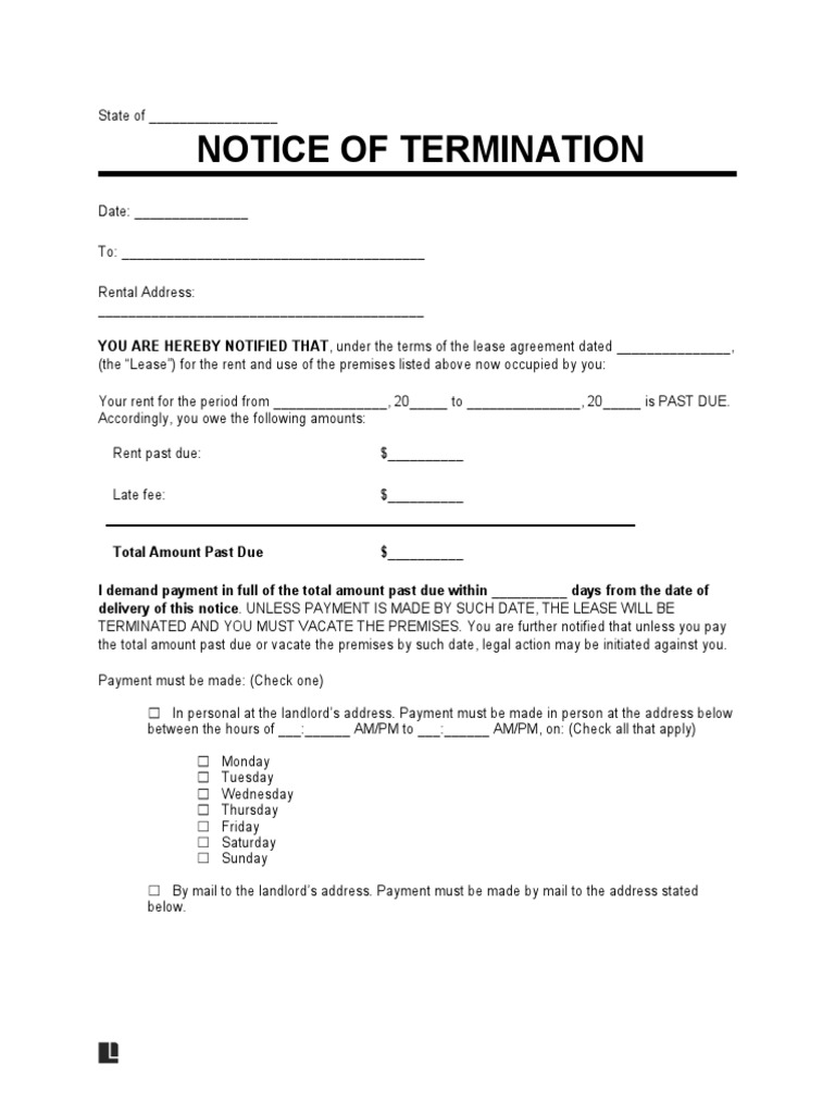 Notice Pay Rent or Quit | PDF | Leasehold Estate | Eviction