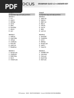 Focus4 2E Workbook Answers | PDF