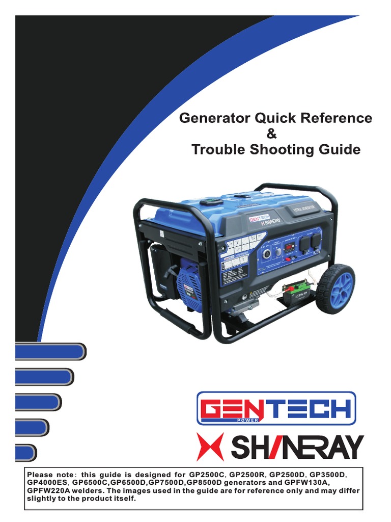 Gentech Generator and Welder Guide | PDF